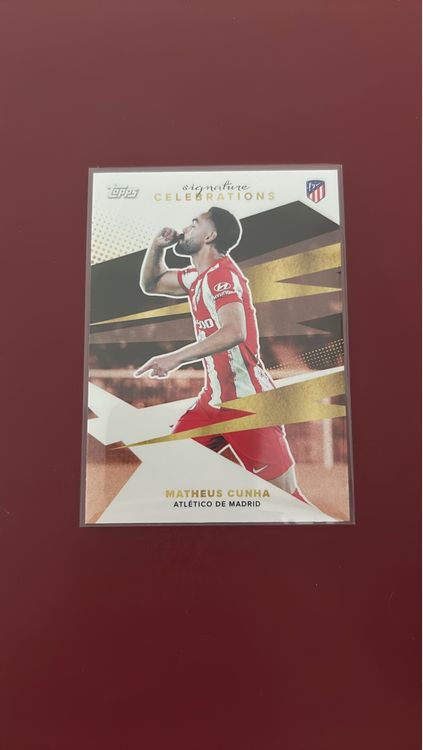 Matheus Cunha - Topps Signature Celebrations Karte - Atletic (Gebraucht ...
