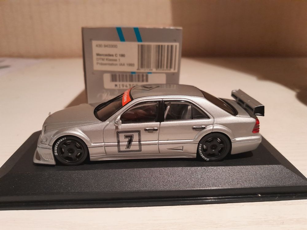 Mercedes C 180 DTM Präsentation IAA 1993 Minichamps 1:43 (Neu und ...