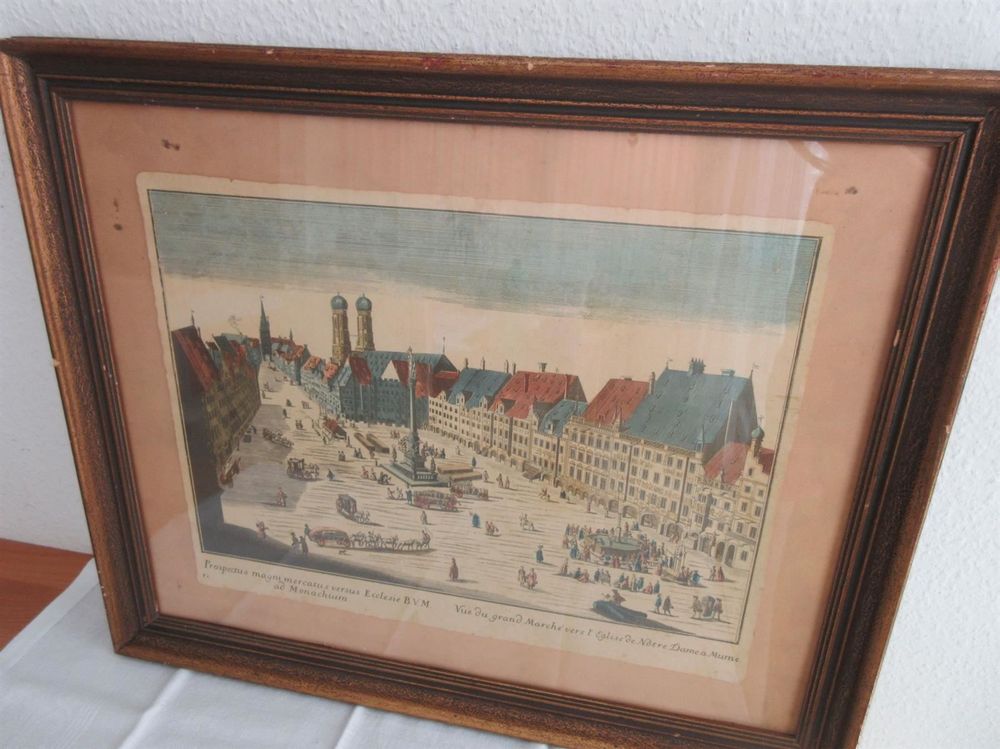 Alter Kupferstich München, um 1780 (Gebraucht) in Binningen für CHF 20 – mit Lieferung auf ...