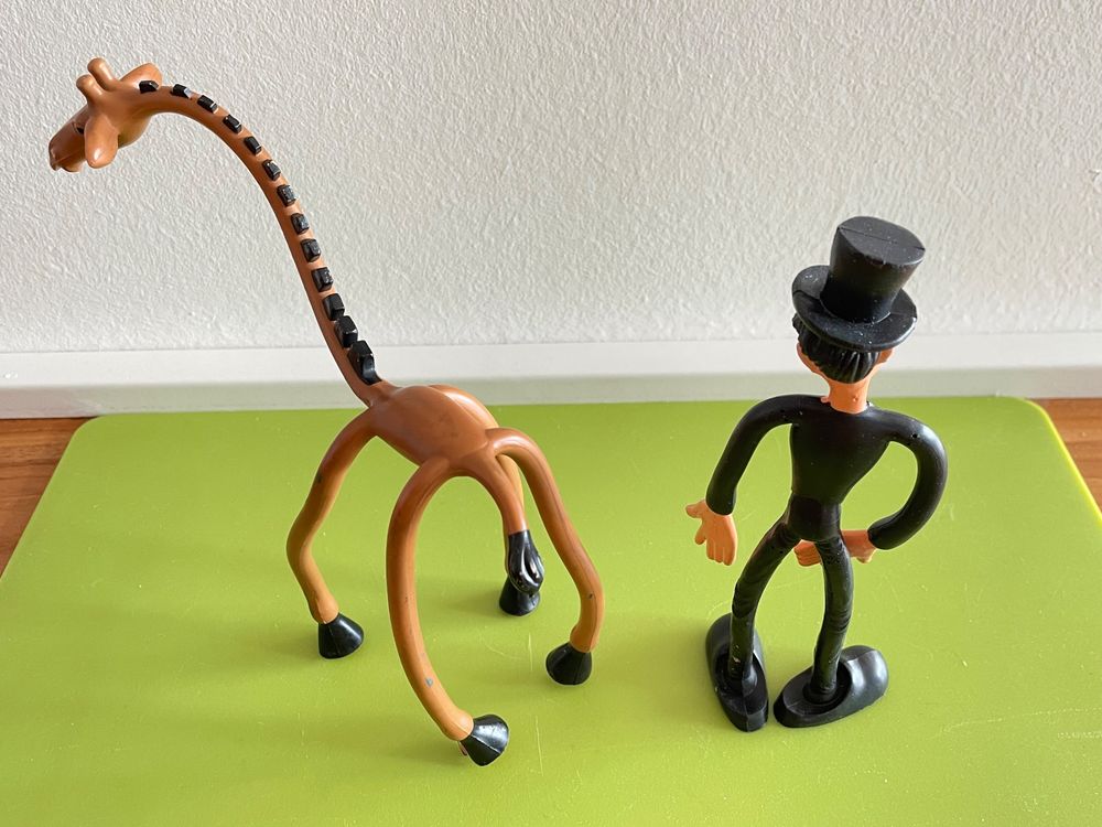 2x Biegefigur Bendy Figur Kaminfeger & Giraffe Schleich 60er (Gebraucht ...