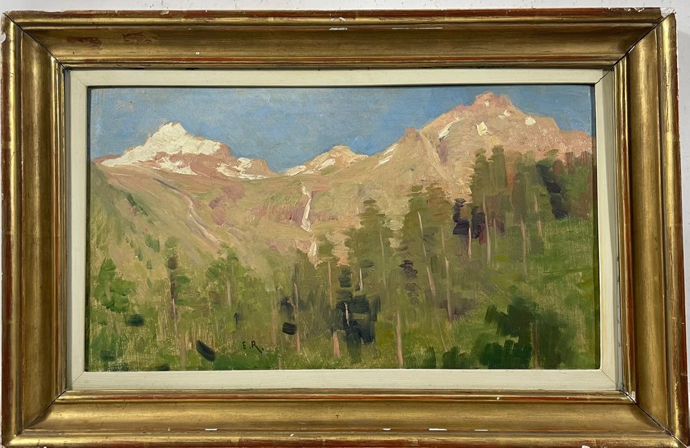 Edouard John Ravel (1847-1920) Gemälde - Berglandschaft (Gebraucht) in ...