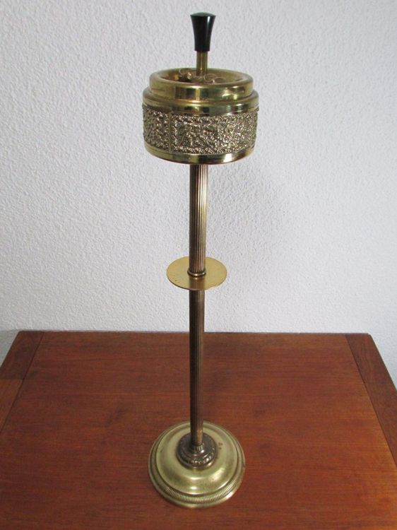 Erhard & Söhne vintage Standaschenbecher Roulette Messing (Gebraucht ...
