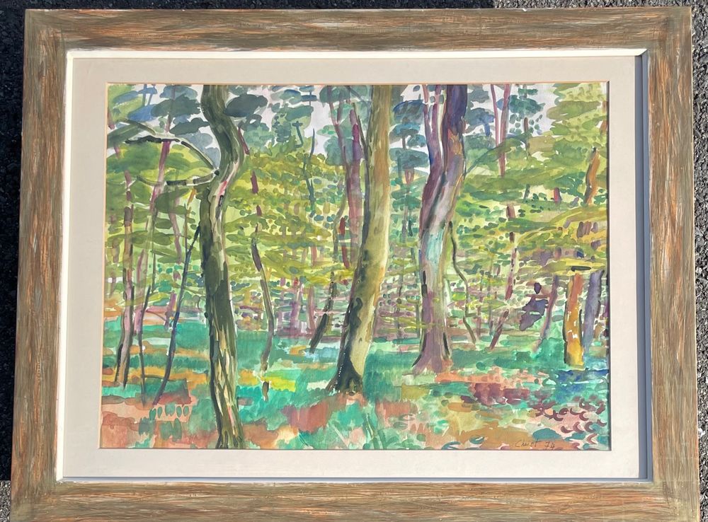 Martin Alfred Christ (1900-1979) grosses Aquarell | Kaufen auf Ricardo