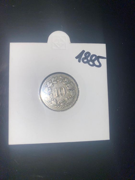 Schweizer Silbermünze 50 Rappen 1885 (Gebraucht) in Baar für CHF 1.1 ...
