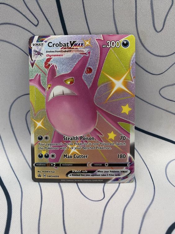 Crobat VMAX Pokemon Karte (Neu (gemäss Beschreibung)) in Bottmingen für ...