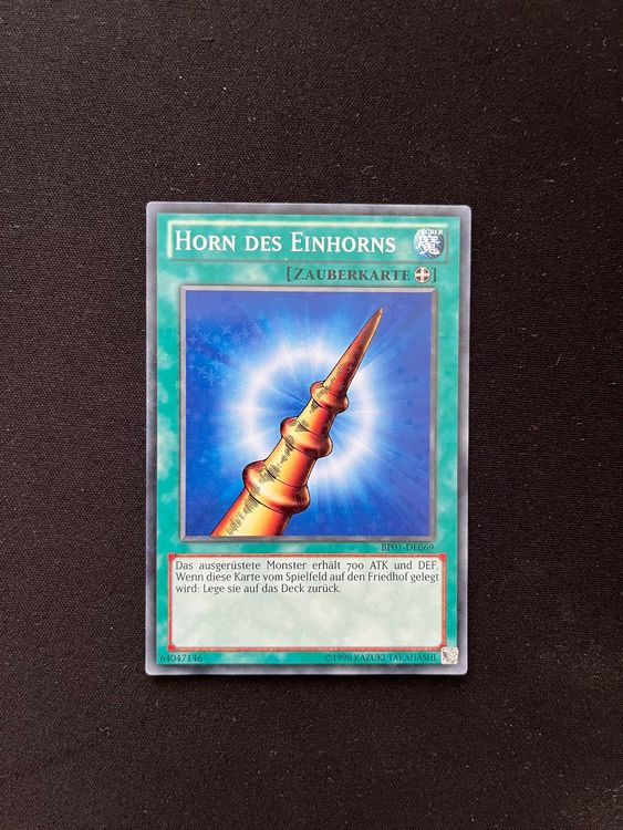Horn des Einhorns (BP01-DE069), Starfoil Rare (Gebraucht) in Gränichen für CHF 1.5 – mit ...