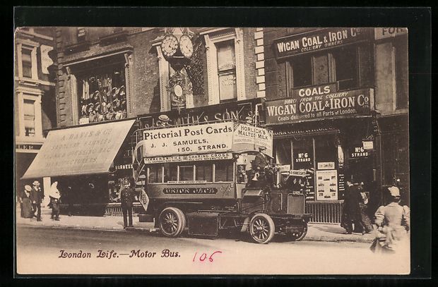 London, Motor Bus selling Pictorial Post | Kaufen auf Ricardo