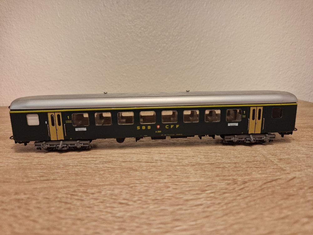 Märklin 4066 Personenwagen 1.Kl SBB H0 (D'occasion) à St-Aubin-Sauges pour CHF 13 – avec ...