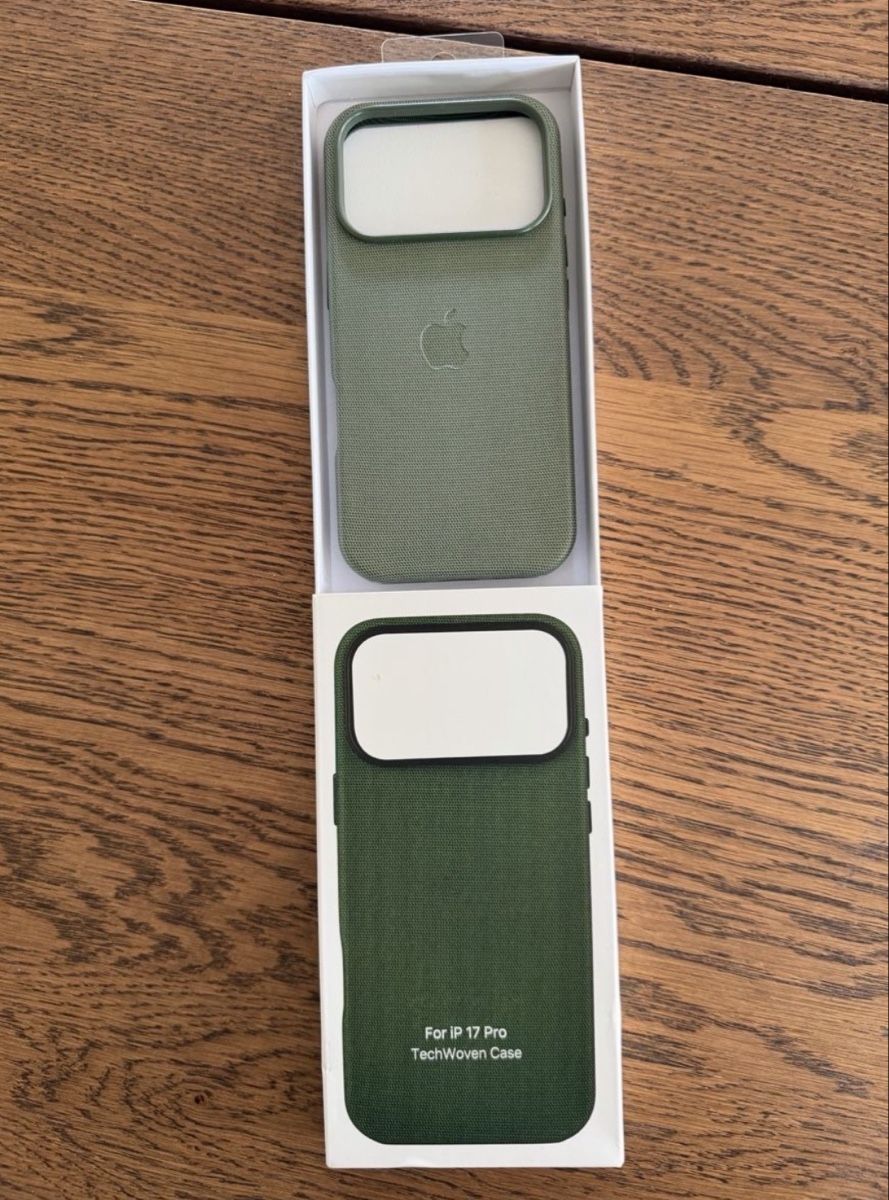 Coque iPhone 17 Pro TechWoven Vert Olive Neuve (Neuf avec emballage d ...