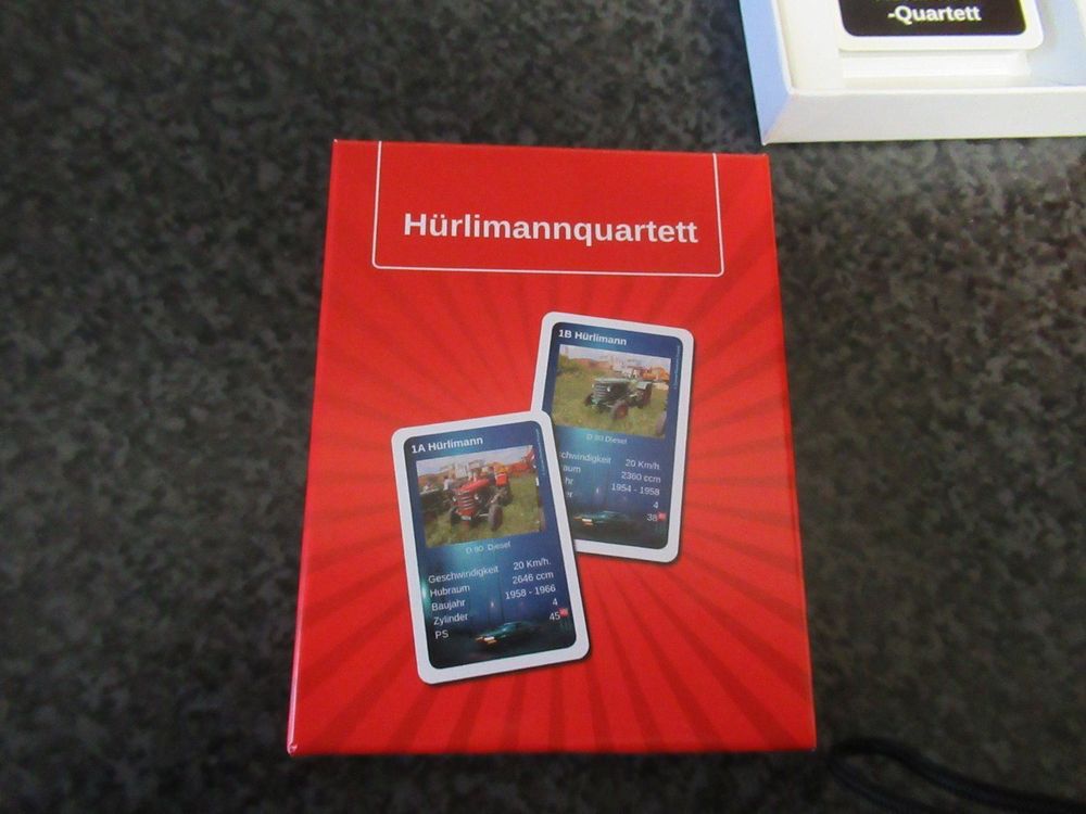 Hürlimann Traktoren Quartett (Neu und originalverpackt) in Herznach für CHF 32 – mit Lieferung ...