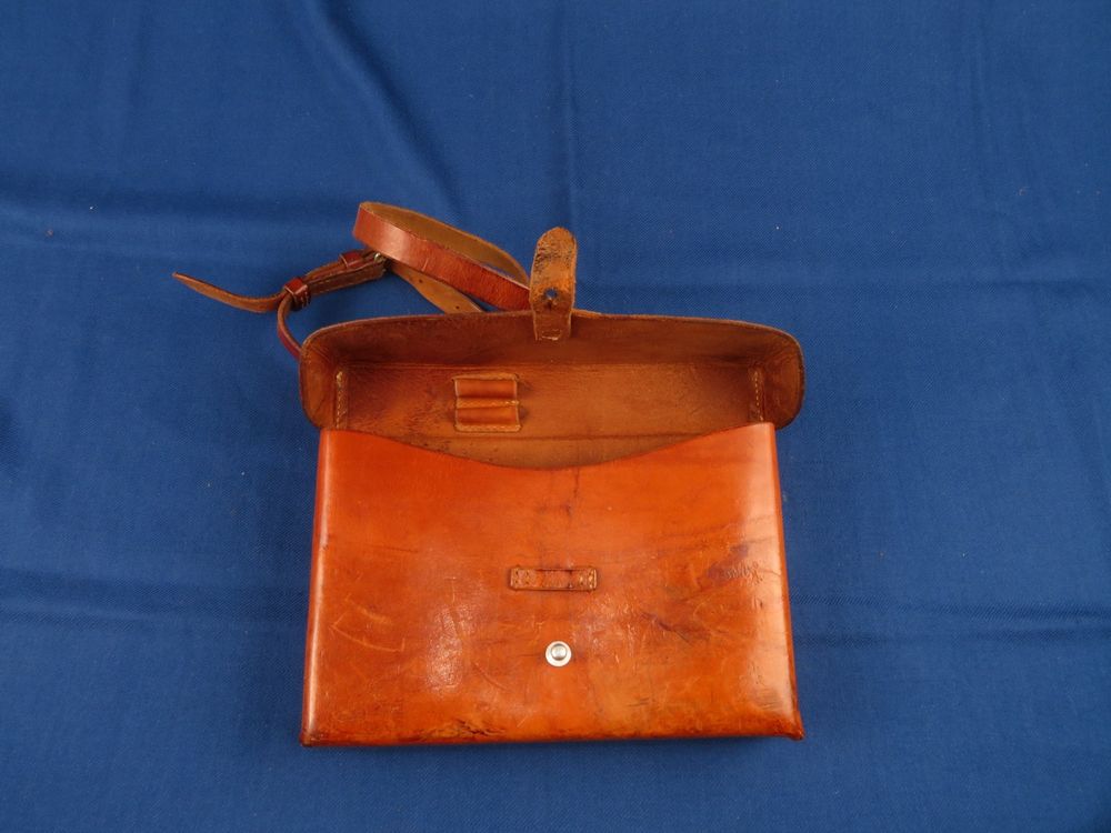 Militärtasche braunes Leder | Kaufen auf Ricardo