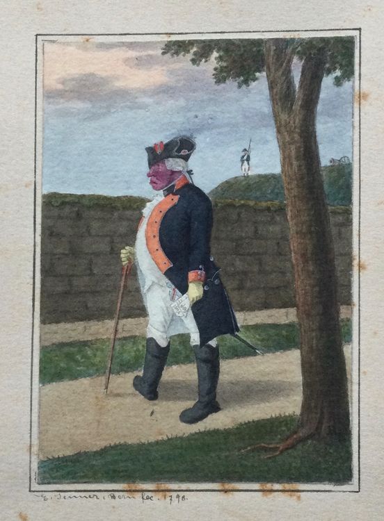 Emanuel JENNER (1756-1813) Aquarell von eine Mann (Gebraucht) in Root für CHF 105 – mit ...