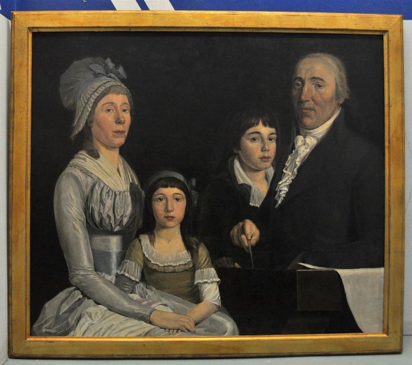 Ancien portrait "Famille Perret-Gentil" | Acheter sur Ricardo