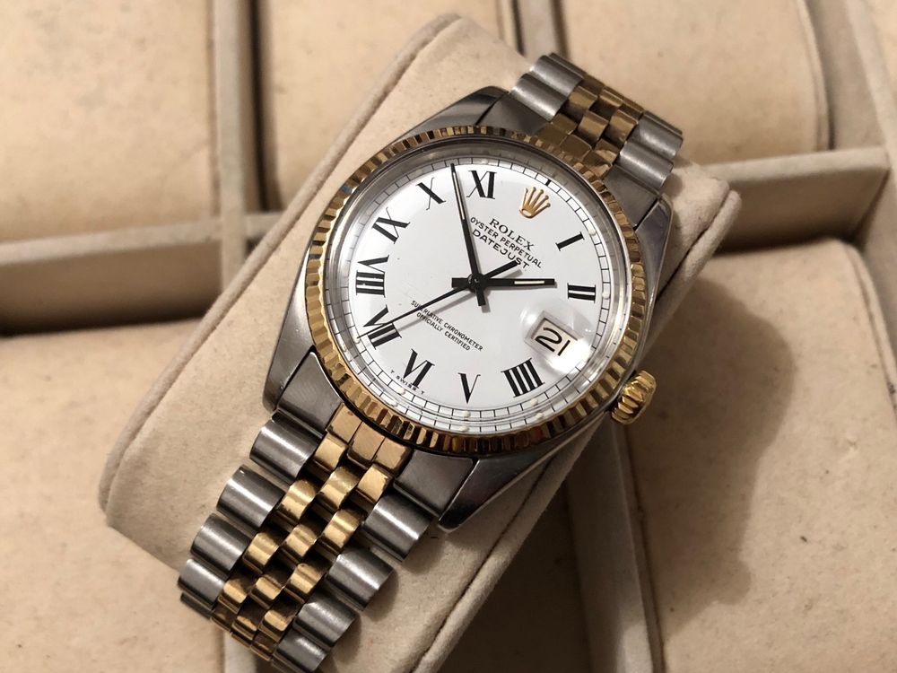 Montre Rolex Datejust 1601 homme 36mm fonctionne bicolore | Kaufen auf ...