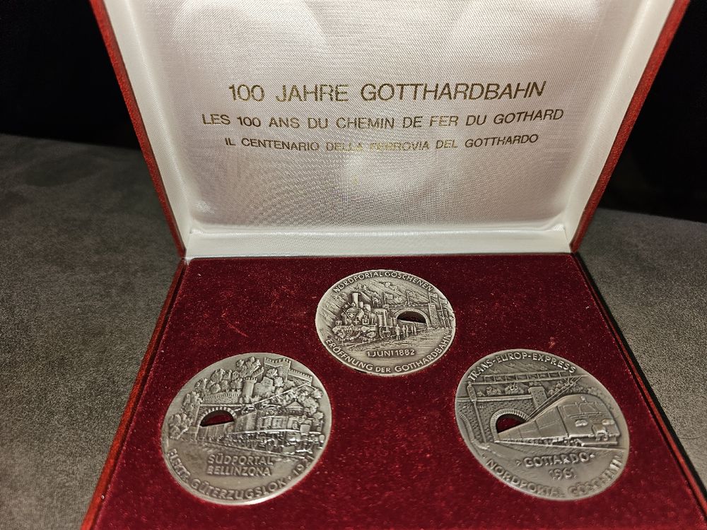 ☆BOX☆100 Jahre Gotthard-Bahntunnel N:62/100 | Kaufen auf Ricardo