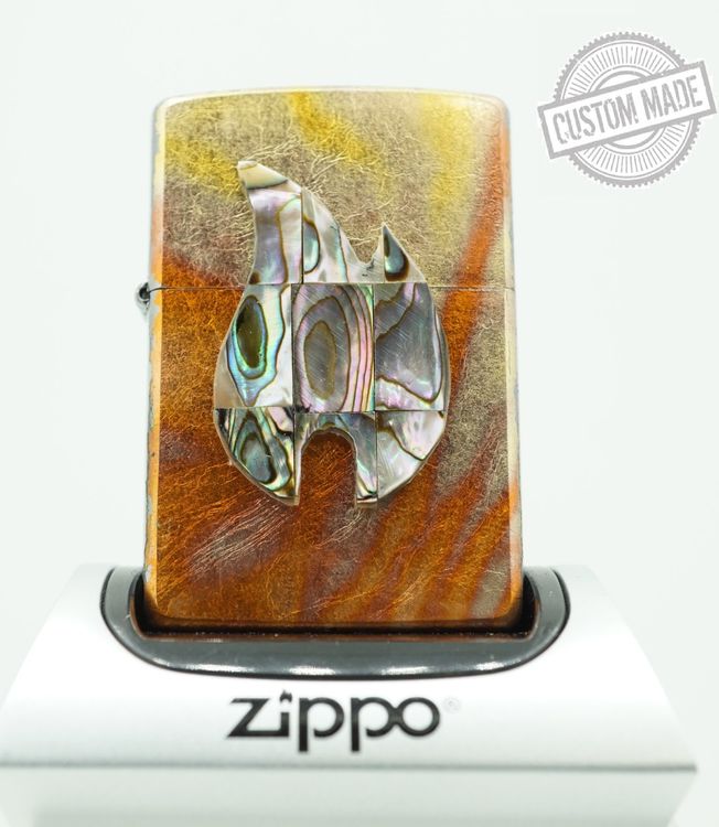 ZIPPO® SHELL FLAME - CUSTUM-MADE - 2020 - UNGEZUENDET | Kaufen auf Ricardo
