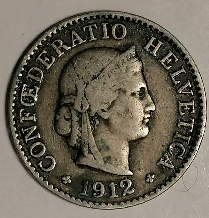 5 Rappen Schweiz 1912 (Gebraucht) in Stalden (Sarnen) für CHF 1 – mit Lieferung auf Ricardo kaufen