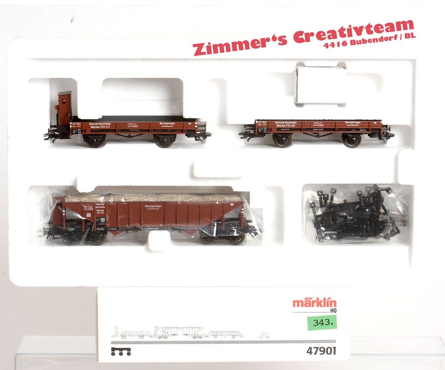 Märklin «Gleisbauzug» Set mit Draisine, 47901, OVP, H0, WS | Kaufen auf ...