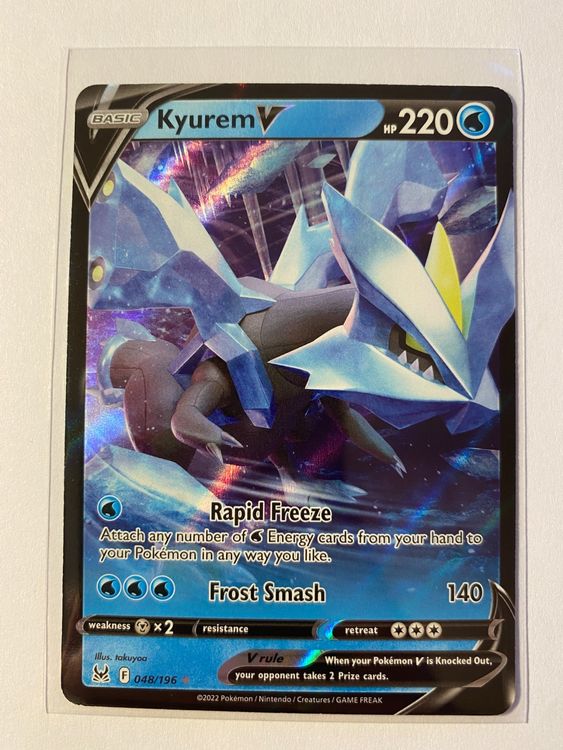 Pokemon Kyurem V 048/196 Lost Origin EN (Neu (gemäss Beschreibung)) in ...