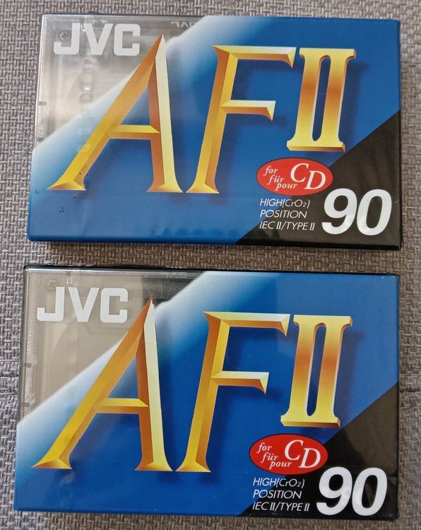 JVC AF II 90 Cassette MC 2 x / 1992 scellés | Kaufen auf Ricardo