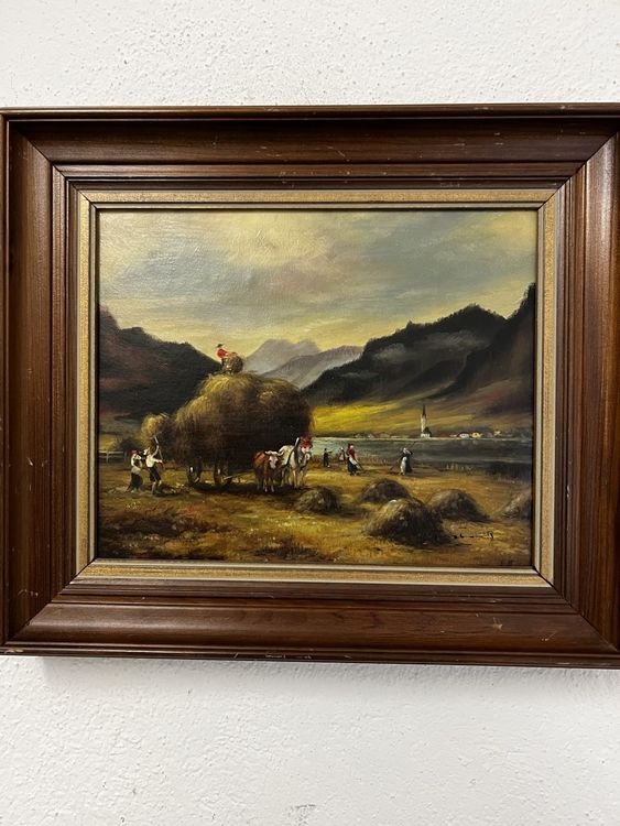 Landschaft Gemälde Bauen Sign (Gebraucht) in Hombrechtikon für CHF 120 – mit Lieferung auf ...