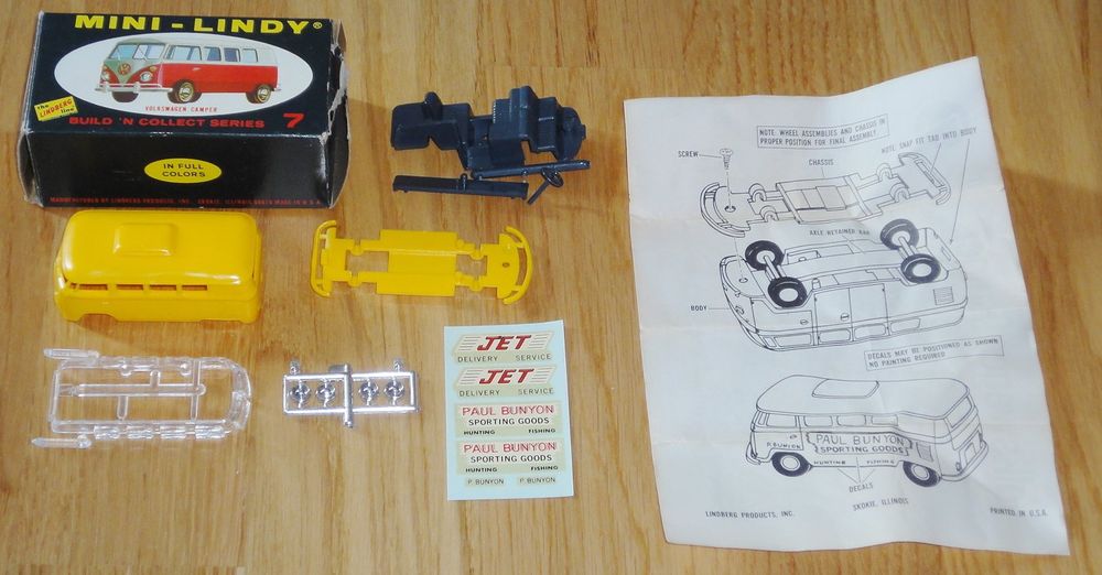Lindberg Mini Lindy Volkswagen Camper 1:64 nicht komplett (Gebraucht ...