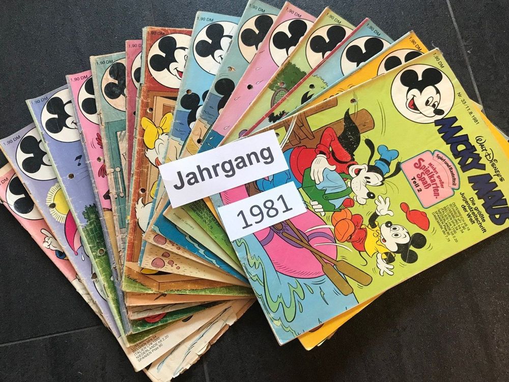 Micky Maus, 1981, 13 Hefte | Kaufen auf Ricardo