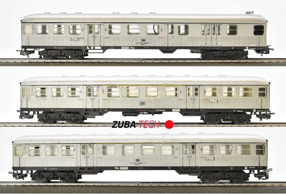 3x Märklin Personenwagen Silberlinge DB H0 WS ohne OVP (Gebraucht) in St. Gallen für CHF 21.2 ...