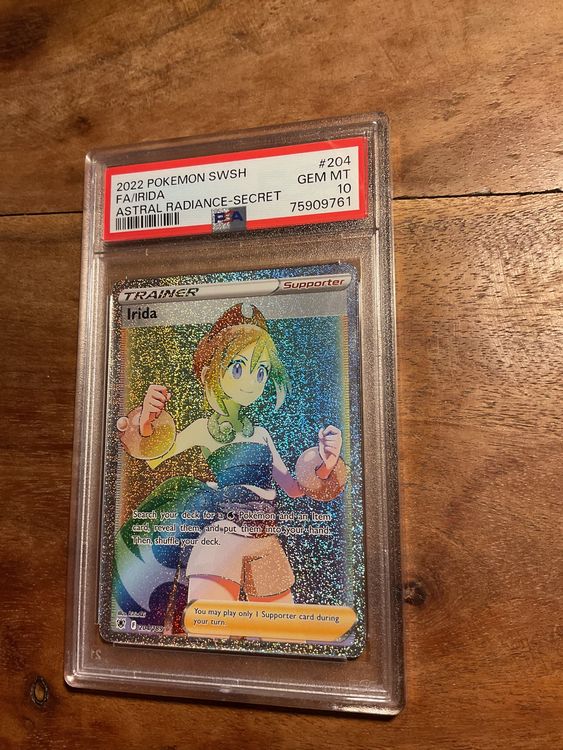Irida Full Art Rainbow, Astral Radiance Secret(2022), PSA 10 (Gebraucht ...