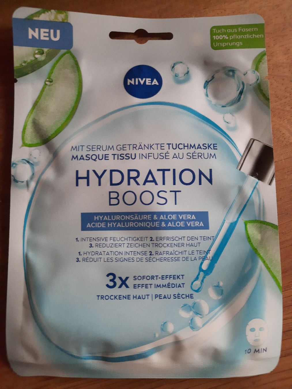 Nivea Hydration Boost Tuchmaske NEU für trockene Haut! ️💙💧 (Neu und ...