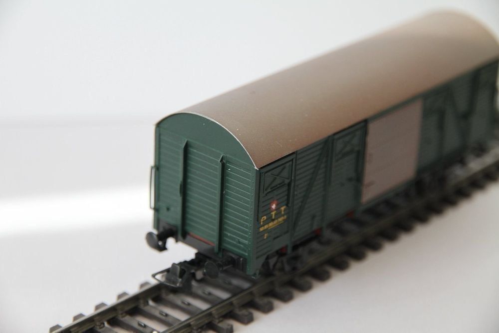 PTT, SBB, Friho/Roco, ged. Güterwagen PP Z K2, HO, AC, (Neu und originalverpackt) in Nesselnbach ...
