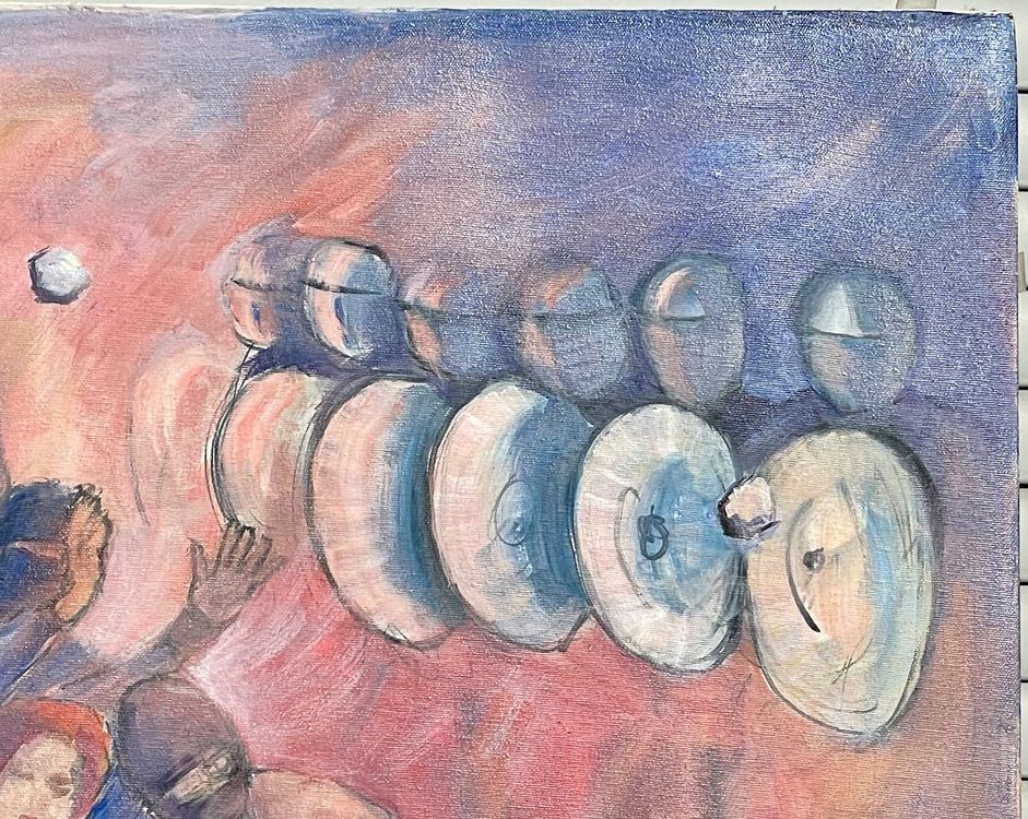 Sinischa Christen(1922-2007) Grosse Maggie Gemälde Signiert (Gebraucht ...