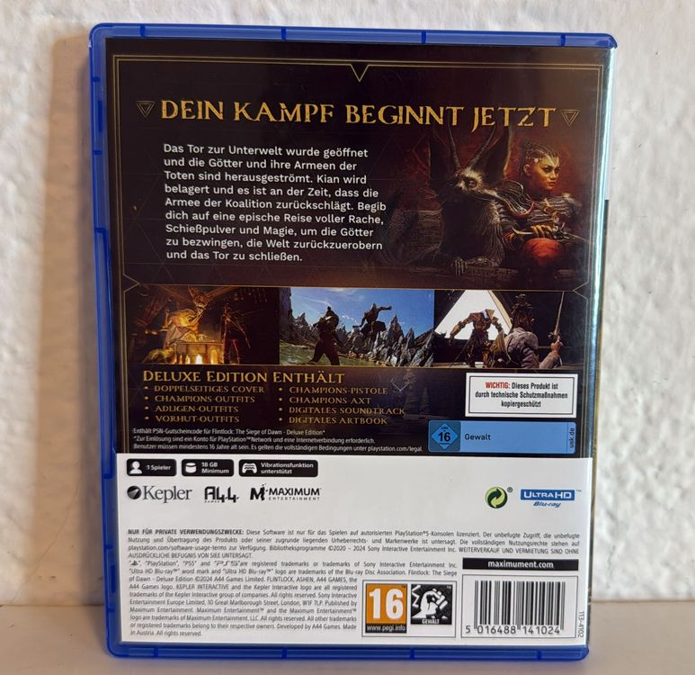 PS5 Flintlock: The Siege of Dawn Deluxe Edition (Gebraucht) in ...