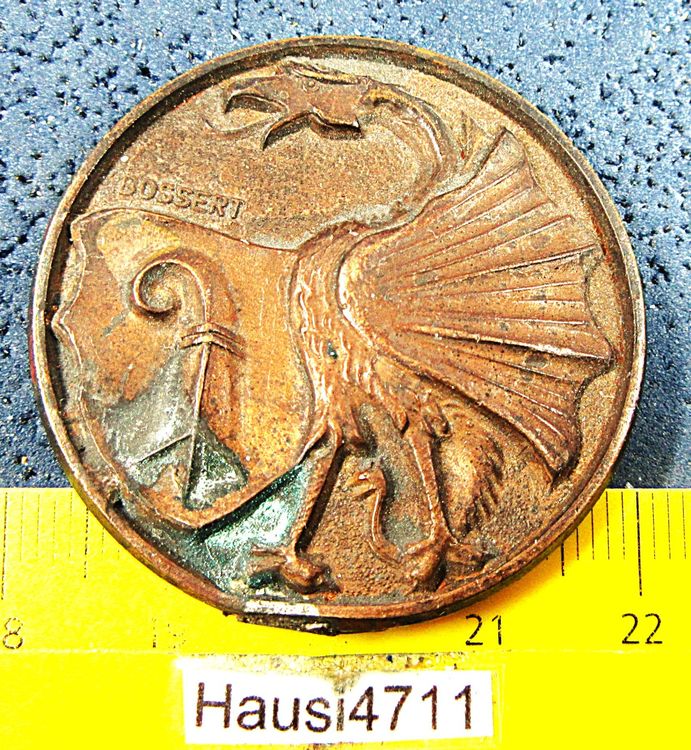 BASEL WAPPEN ALT BASILISK GEPRÄGT ANTIK 40mm (Gebraucht) in Ettingen ...