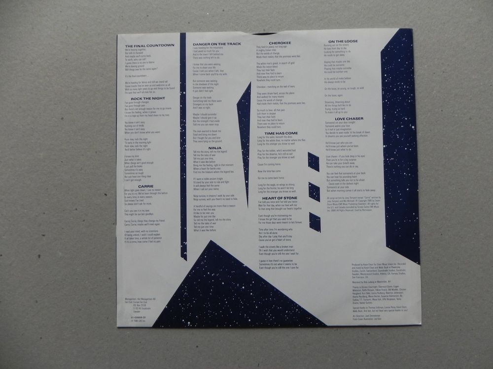 LP Schweden Hardrock Band Europe 1986 The Final Countdown | Kaufen auf ...