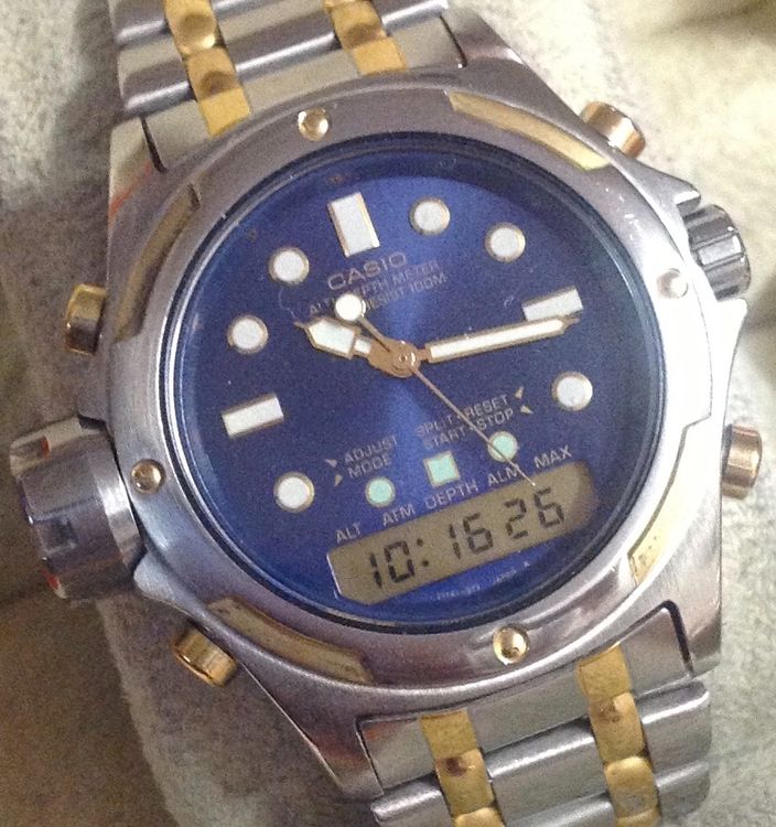 CASIO Alti-Depth Meter Herrenuhr ( Quartz / 47 mm ) (Gebraucht) in ...