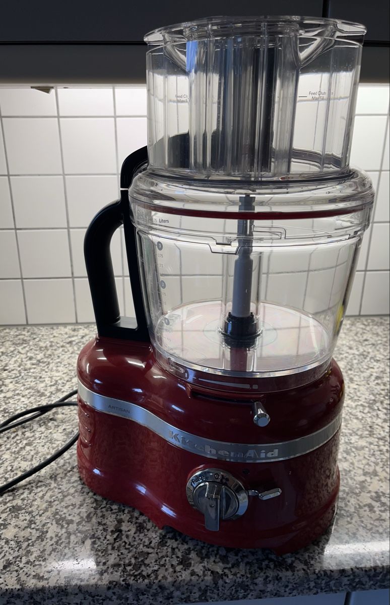 KitchenAid Food Processor Artisan, Rot, Top Zustand! (Neu (gemäss ...