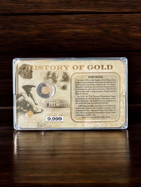 History of Gold Fort Knox (Neu und originalverpackt) in Winterthur für ...