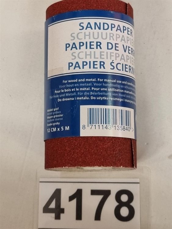 1 Rolle Schleifpapier 100 Körnung (Neu und originalverpackt) in Wolfhalden für CHF 5 – mit ...