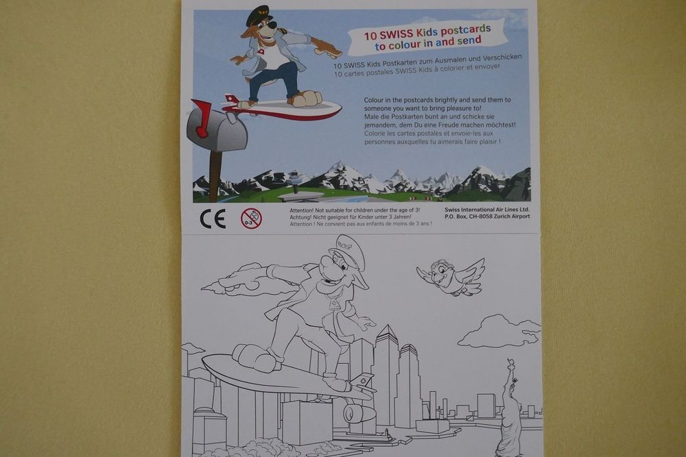 SWISS 9 Postkarten zum Ausmalen (Neu (gemäss Beschreibung)) in Horgen ...