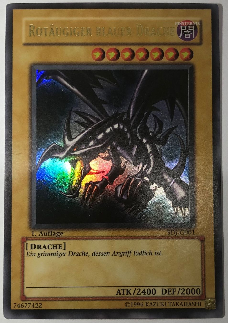 YuGiOh SDJ-G001 Rotäugiger Blauer Drache (Gebraucht) in Altstätten SG ...