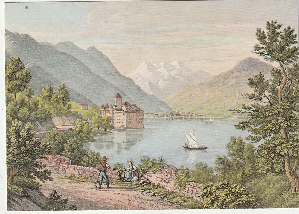 Schloss Chillion gemalt (Gebraucht) in Lumbrein für CHF 1 – mit Lieferung auf Ricardo kaufen
