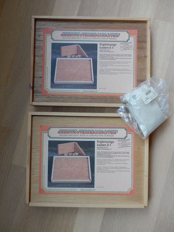 2x Gerbitz-Steinbaukasten NEU (Neu und originalverpackt) in Jona für ...
