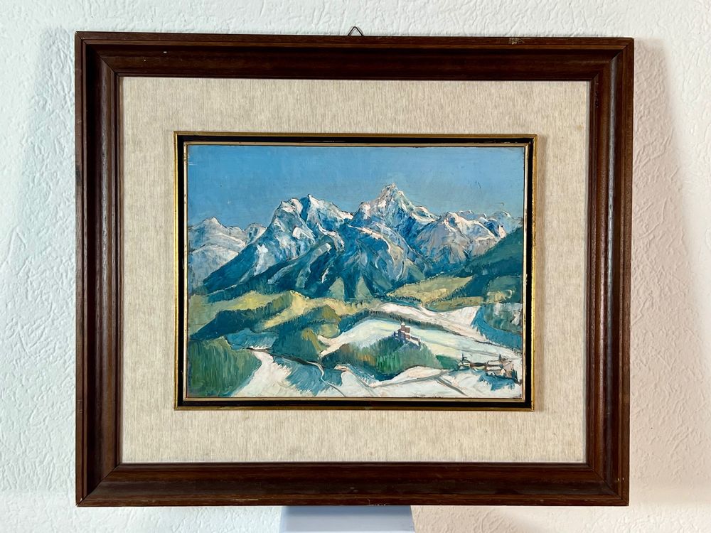 Gemälde Engadin Schloss Tarasp Scuol Pisoc Gruppe (Neu (gemäss Beschreibung)) in Vaduz für CHF ...