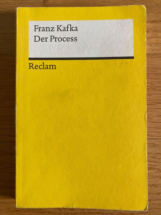 Franz Kafka - Der Process (Gebraucht) in Bassersdorf für CHF 3 – nur ...