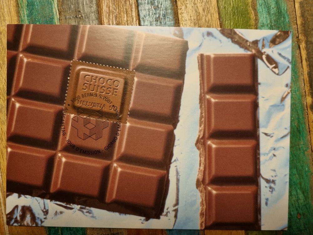 2001 FDC Maximumkarte 100 Jahre Chocosuisse (Gebraucht) in Arni AG für ...