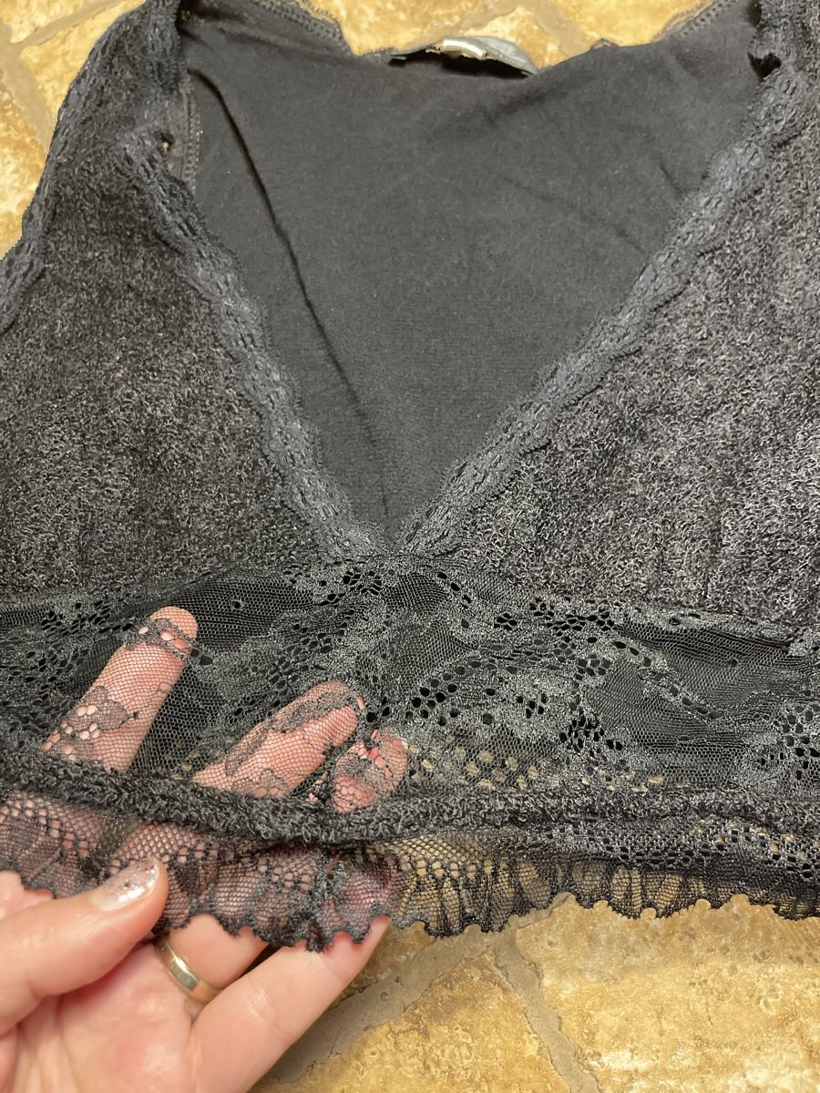 Etoiselle Couture Top di Lana con pizzo-tg S/M-nuovo (Nuovo (secondo la ...