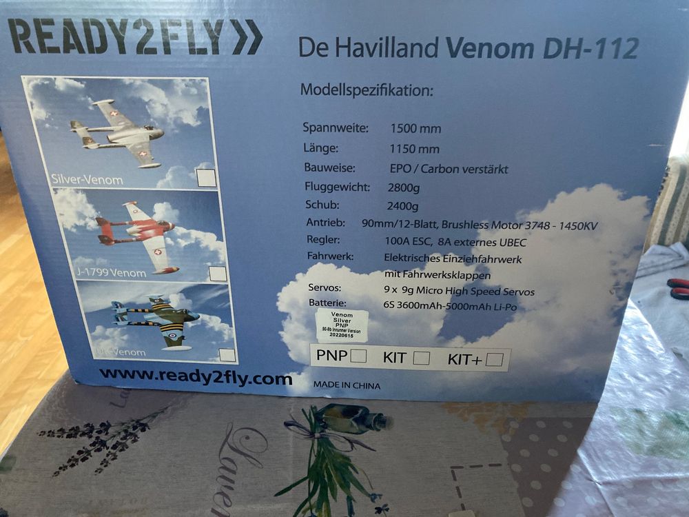 RC-Flugmodell Venom | Kaufen auf Ricardo