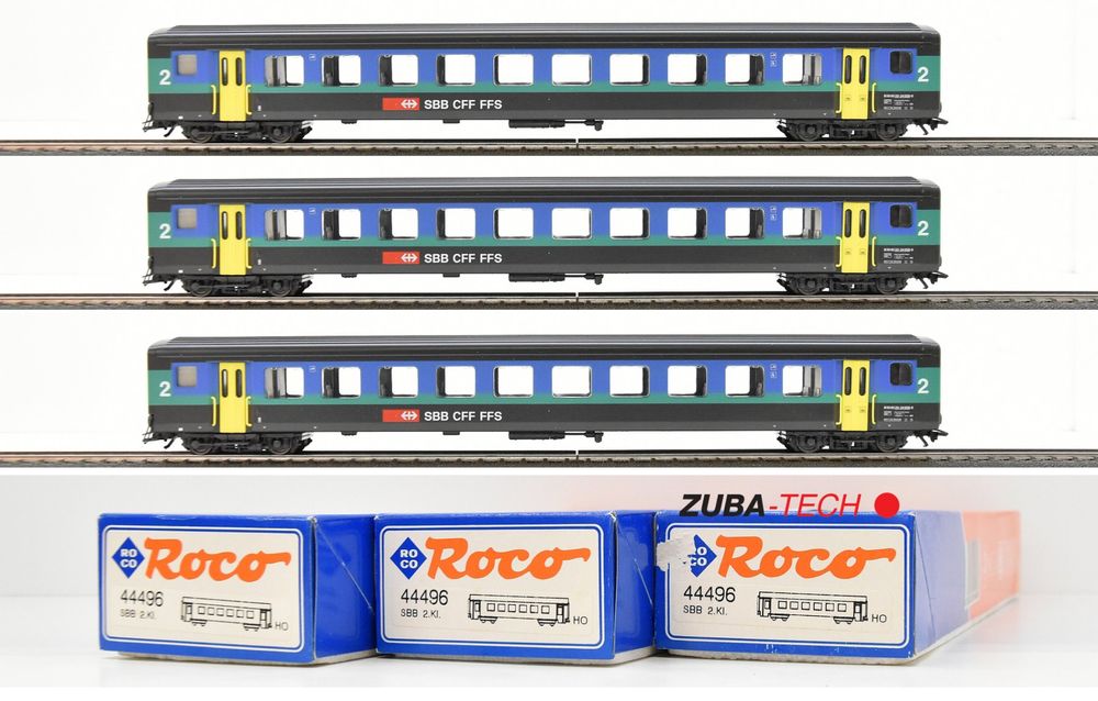 Roco 3x 44496 Personenwagen EW II der SBB H0 WS mit OVP | Kaufen auf Ricardo