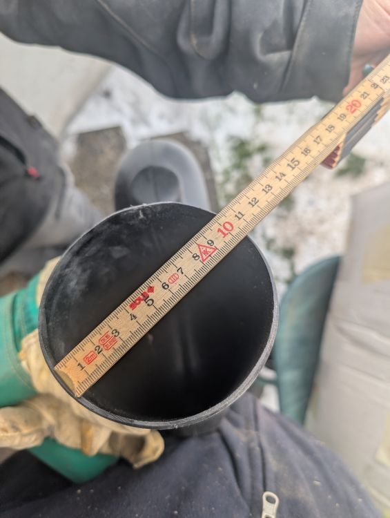 PE-Rohre und Siphon für Abwasser/Regenwasser etc. (Gebraucht) in ...